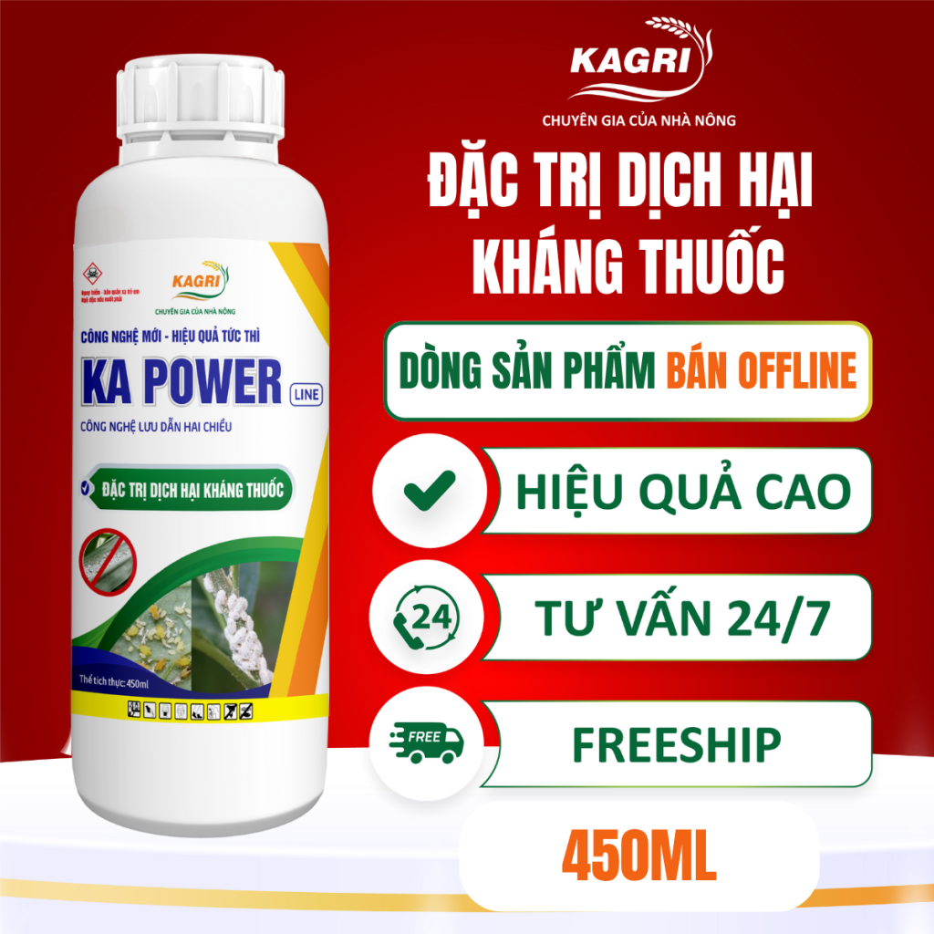 KA POWER LINE 04 - ĐẶC TRỊ DỊCH HẠI KHÁNG THUỐC - KAGRI